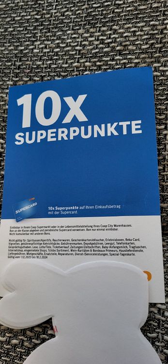 Coop 10 fache Superpunkte bis 18.02.24 (Neu (gemäss Beschreibung)) in ...
