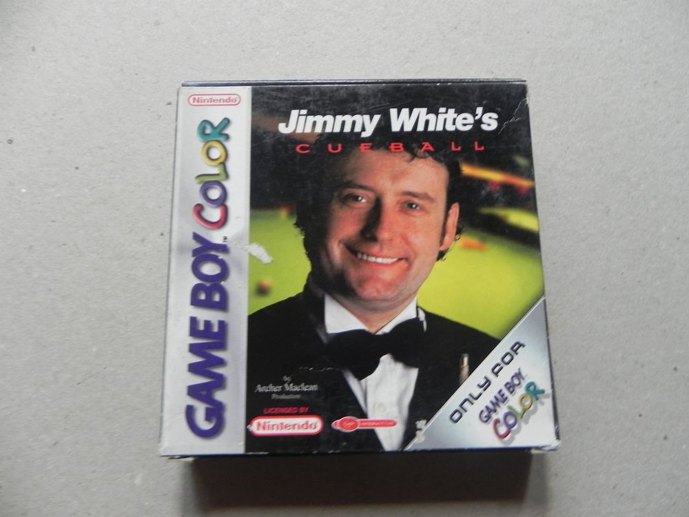 Nintendo Game Boy Color Jimmy White`s Cueball Billiard OVP (Gebraucht ...