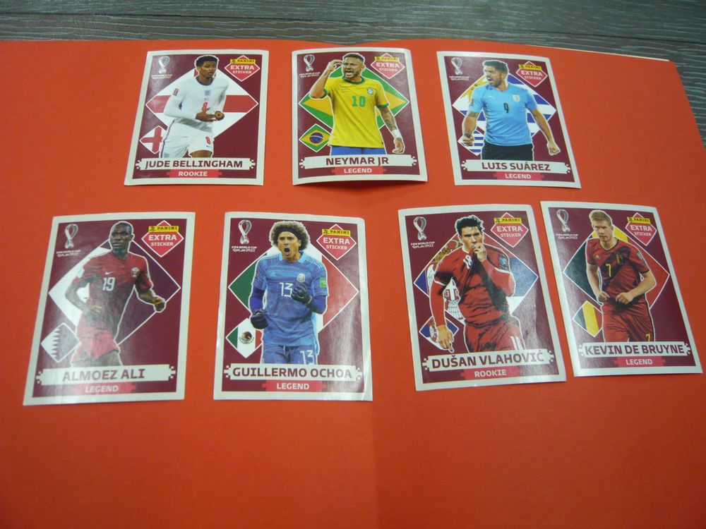 BASIC 7 X EXTRA STICKER PANINI WM 2022 | Kaufen auf Ricardo