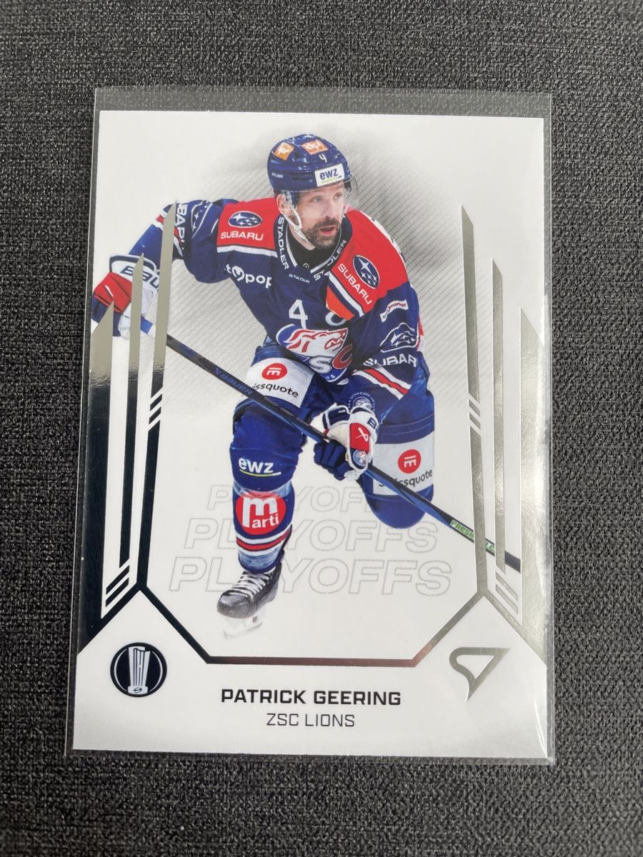 Sportzoo Patrick Geering ZSC Lions Playoffs 2025 (Neu (gemäss ...