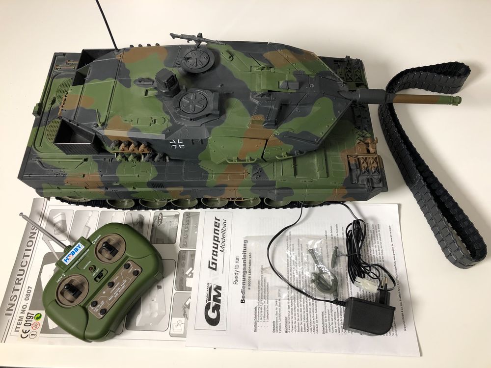 Kampfpanzer LEOPARD 2A5, Graupner, 1:16 (Gebraucht) in Elsau für CHF 32 ...