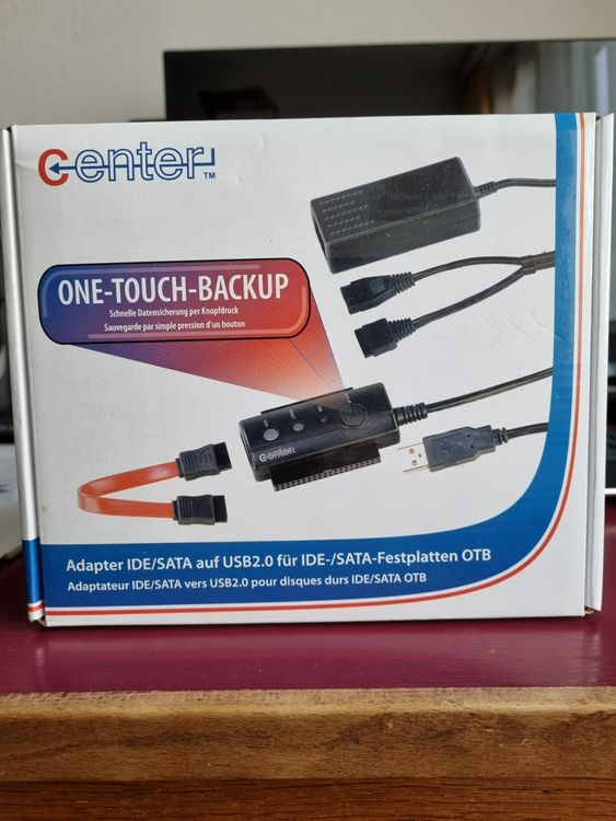 Backup Adapter IDA/SATA auf USB2.0 für IDE-/SATA-Festplatten (Gebraucht ...