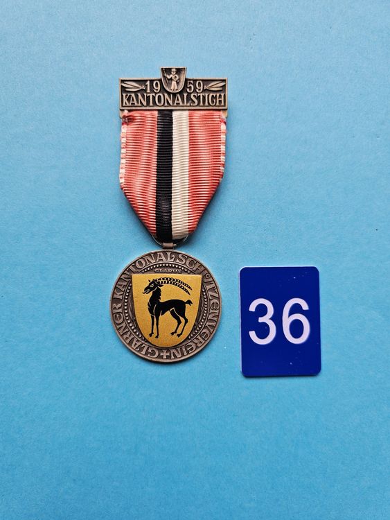 GLARNER KANTONALST. SCHIESSEN KRANZABZEICHEN MEDAILLE MÜNZEN | Kaufen auf Ricardo