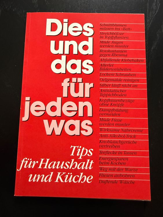"Dies und das" - Haushaltstipps & Tricks für Alltag! (Gebraucht) in ...