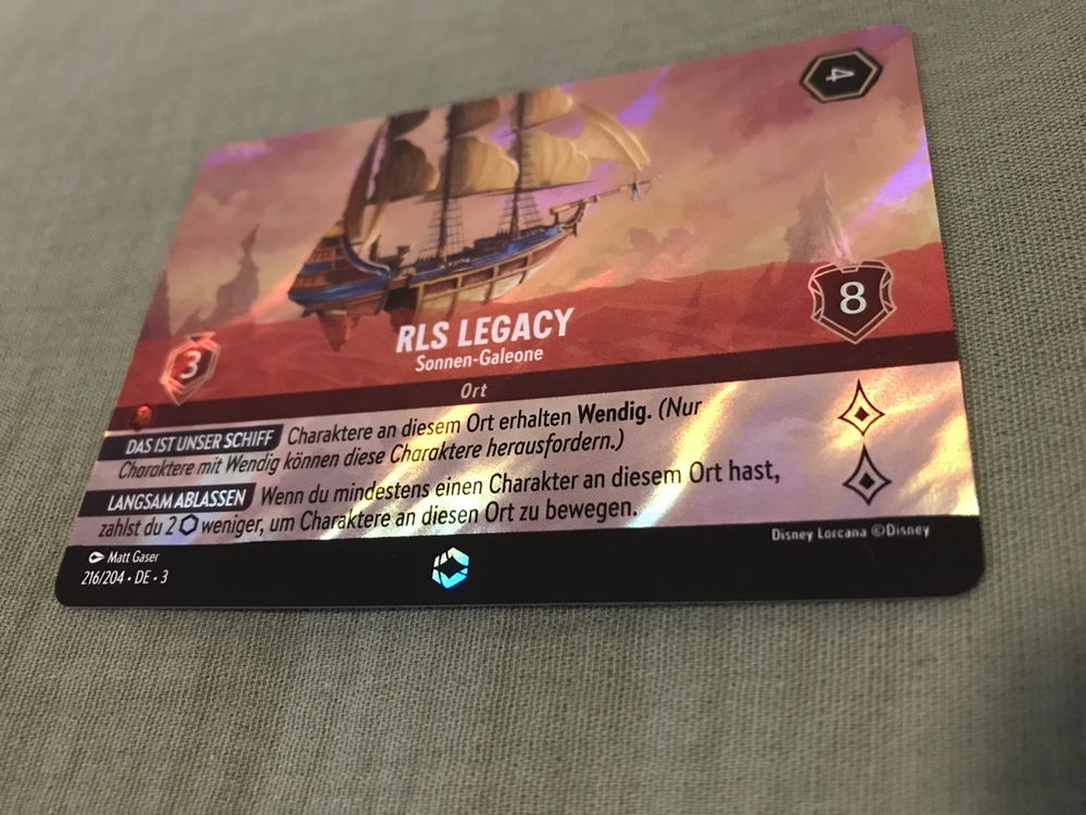 Disney Lorcana RLS LEGACY Enchanted Deutsch (Neu (gemäss Beschreibung ...