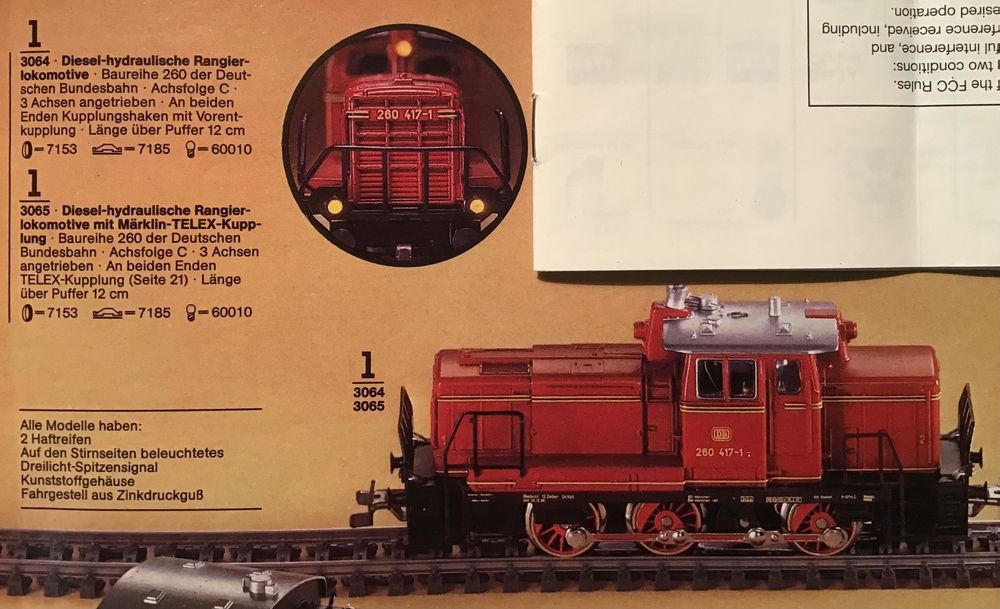 Märklin Spur H0 3064 Diesellokomotive rot in OVP (Gebraucht) in für CHF ...