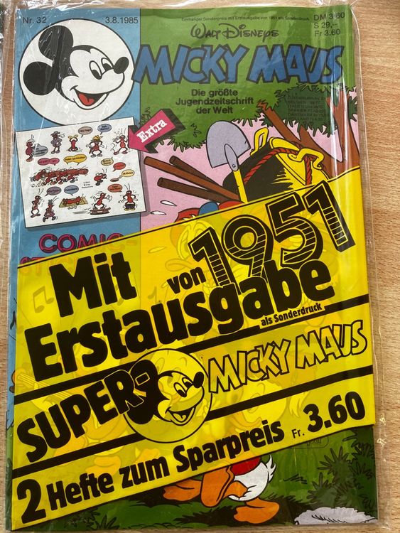 Originalverpackte Micky Maus Hefte Sonderausgabe | Kaufen auf Ricardo