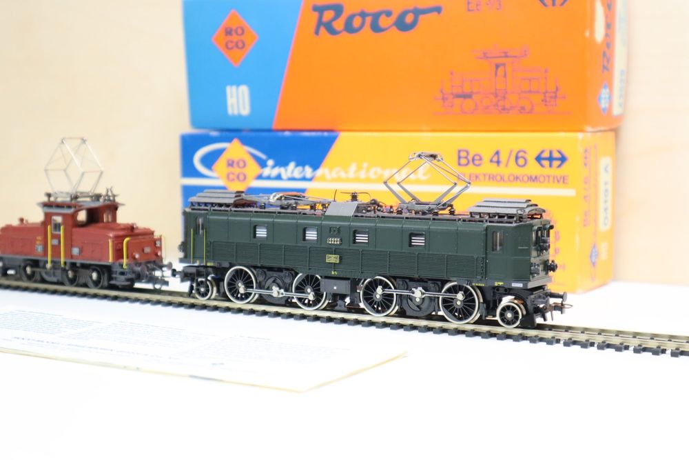 ROCO SBB Ee 3/3 E-Lok + Be 4/6 E-Lok - Top Modelle | Acheter sur Ricardo