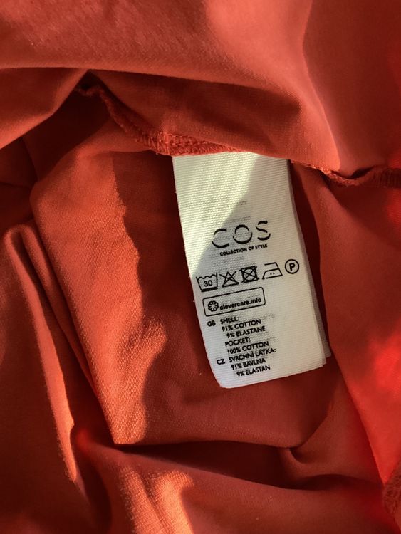 Cos tolle Tunika Kleid rot–orange Gr.S | Kaufen auf Ricardo