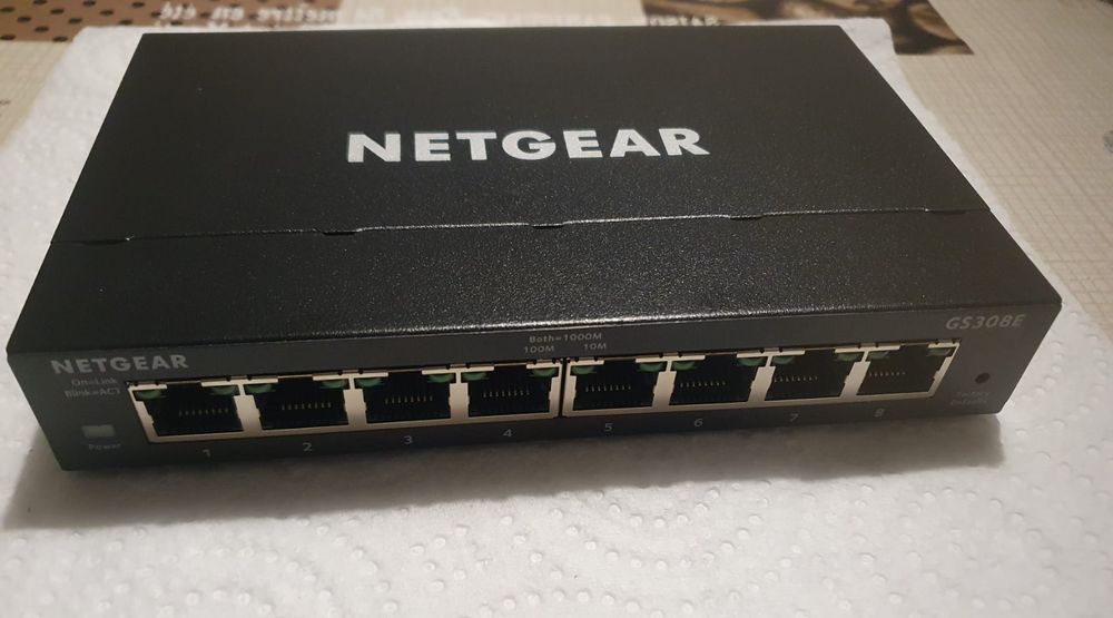 Switch GS308E-100PES 8 Port Netgear (Neu (gemäss Beschreibung)) in ...