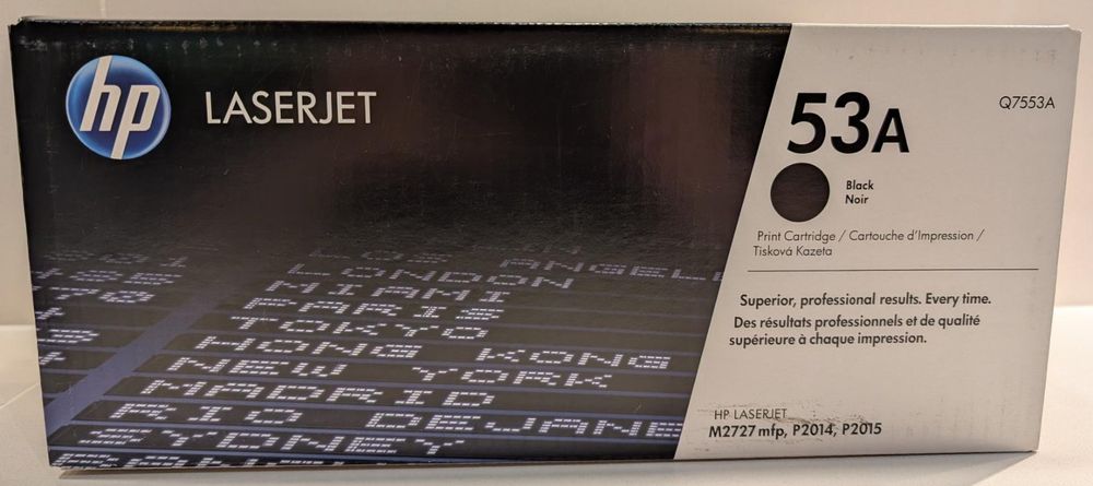 HP 53A Black Original LaserJet Toner (Neu und originalverpackt) in ...