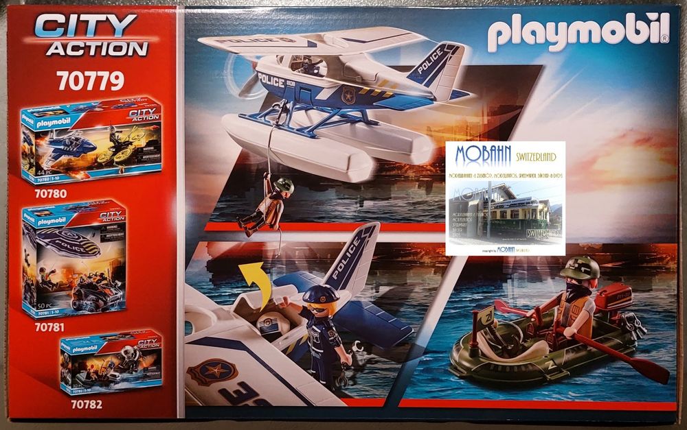 PLAYMOBIL® 70779 - Polizei-Wasserflugzeug & Schmuggler (Neu und originalverpackt) in Rotkreuz ...