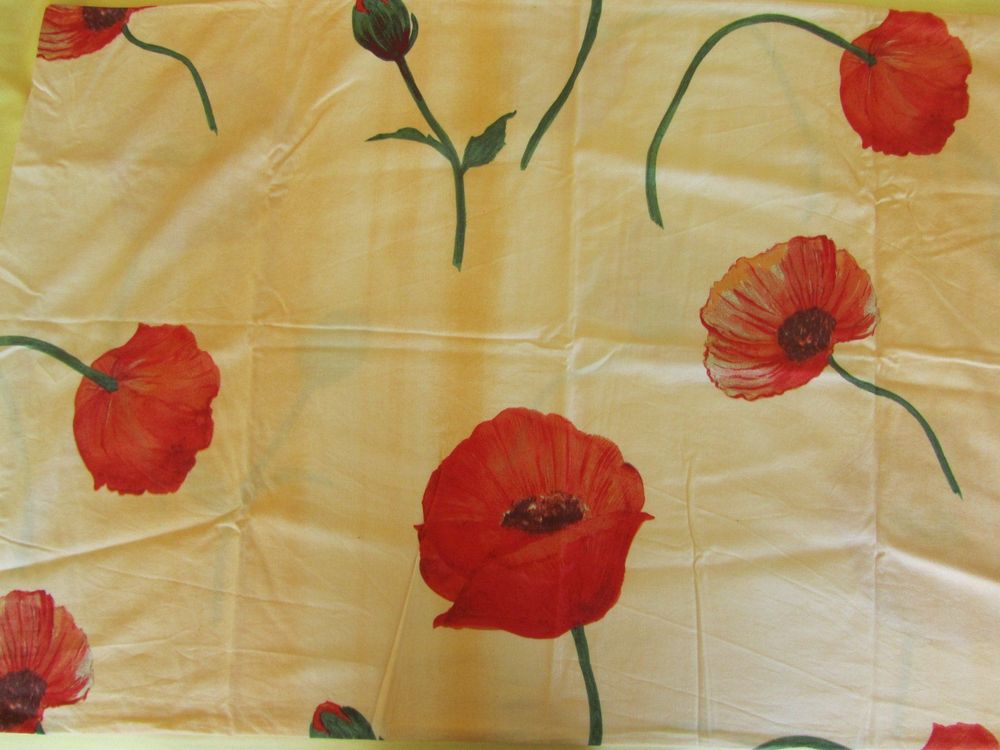 Bettwäsche: Mohnblumen, 100% Baumwolle | Kaufen auf Ricardo