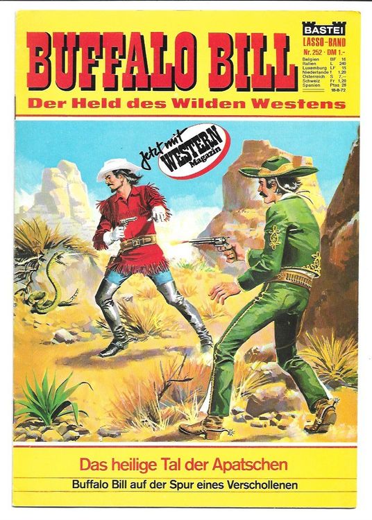Lasso Western Comic, Buffalo Bill, Bd 252, Bastei 1971 | Kaufen auf Ricardo