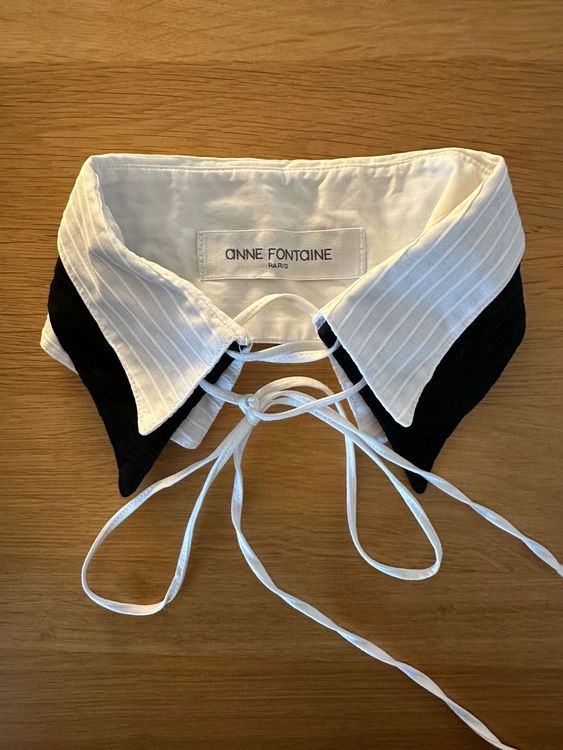 Anne Fontaine Paris Kragen Collar schwarz/weiss (Gebraucht) in Basel ...