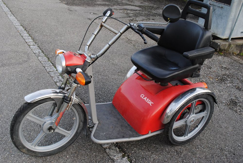 Kyburz Classic Elektro 3 Rad Elektrofahrzeug Seniorenmobil (Gebraucht ...