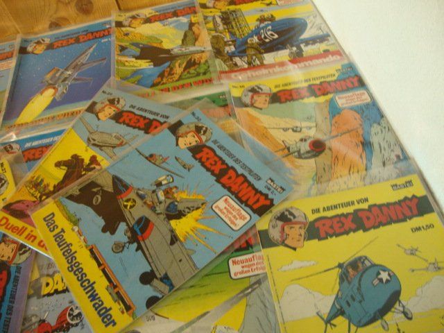 70er Jahre BASTEI Comic REX DANNY Sammlung/Flieger-Abenteuer | Kaufen ...