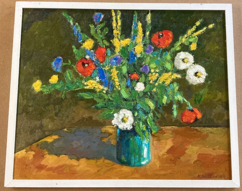 Gemälde Blumen Stilleben, signiert Karl Sedlmayer (ID 6643) | Kaufen auf Ricardo