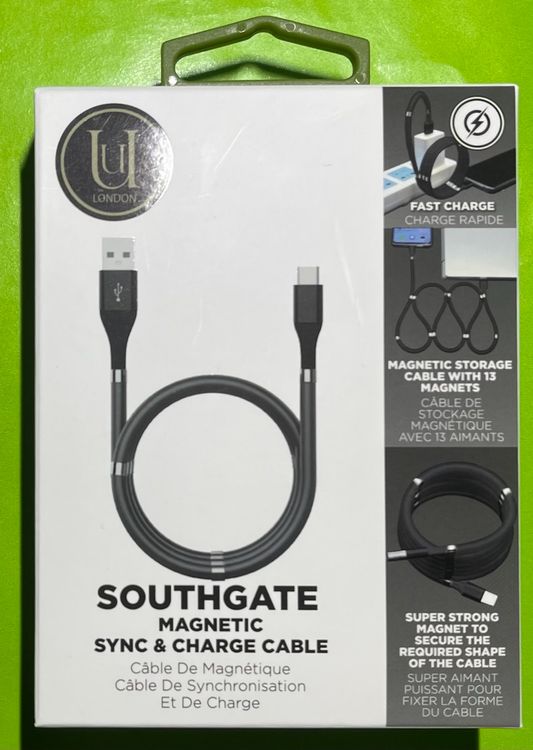 USB-C to USB-A Southgate Magnetic Sync & Charge Cable | Kaufen auf Ricardo