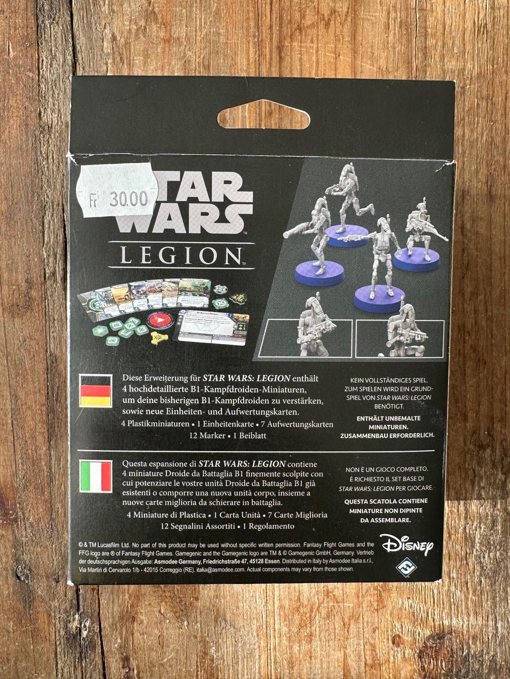 Star Wars Legion B1 Kampf-Droiden Erweiterung - Neu! (Neu und ...