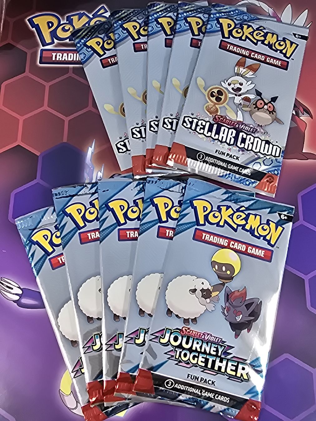 🔥 Pokémon Fun Pack's - Stellar Crown & Journey Together 🔥 (Neu und ...