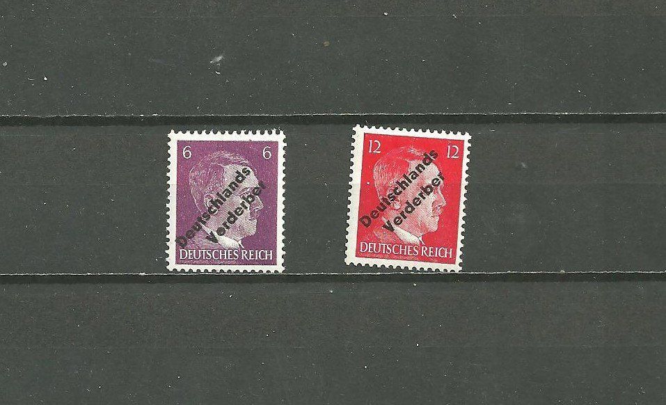 DR Hitler mit Aufdruck **/* (Neu (gemäss Beschreibung)) in Altstätten SG für CHF 3 – mit ...