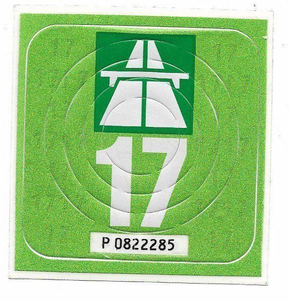 Vignette 2017 Autobahnvignette Neu (Neu und originalverpackt) in ...