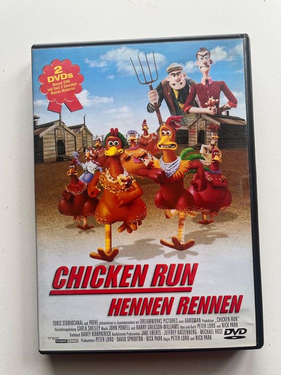DVD „CHICKEN RUN - HENNEN RENNEN“, 2 DVDs sehr guter Zustand (Gebraucht ...
