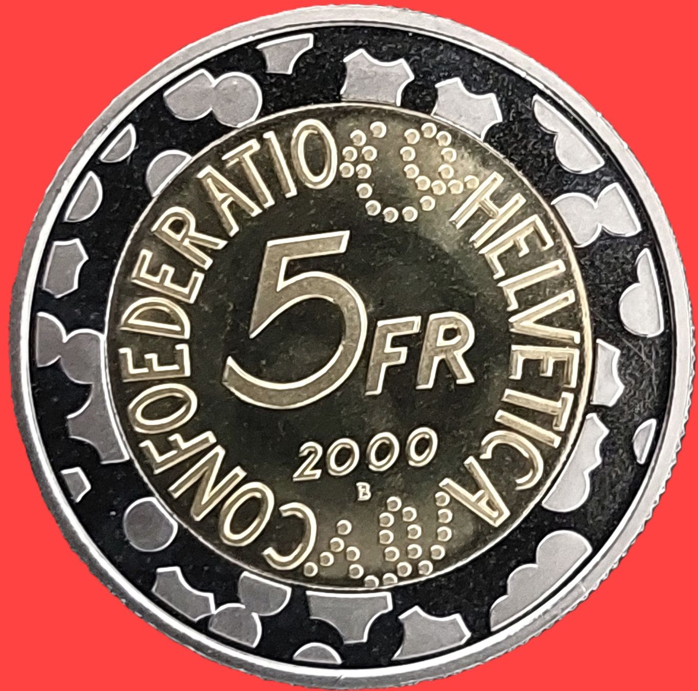 5 Franken 2000 stgl. / Basler Fasnacht / aus Münzsatz | Kaufen auf Ricardo