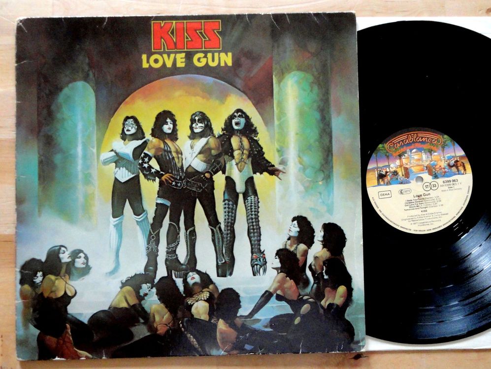 LP KISS love gun CASABLANCA DE 1977 KULTBAND neuwertig (Gebraucht) in ...