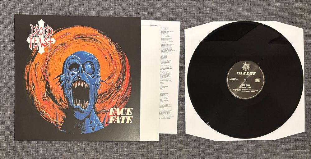 Blood Feast – Face Fate Thrash Metal Heavy Metal LP (Neu (gemäss ...
