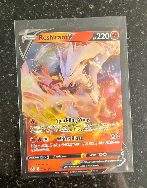 Reshiram V 24/195 Pokemon Silver Tempest | Kaufen auf Ricardo
