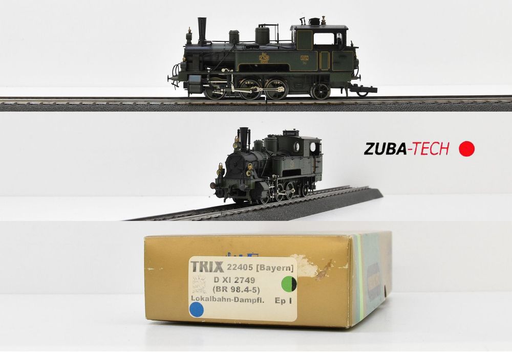 Trix 22405 Dampflok DXI K.Bay.Sts.B H0 GS Analog mit OVP (Gebraucht) in ...