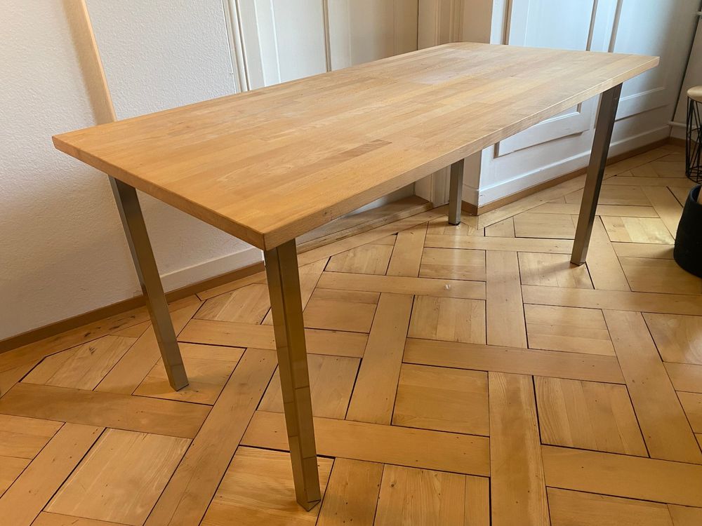 Schreibtisch / IKEA GERTON Arbeitsplatte mit Beinen | Kaufen auf Ricardo