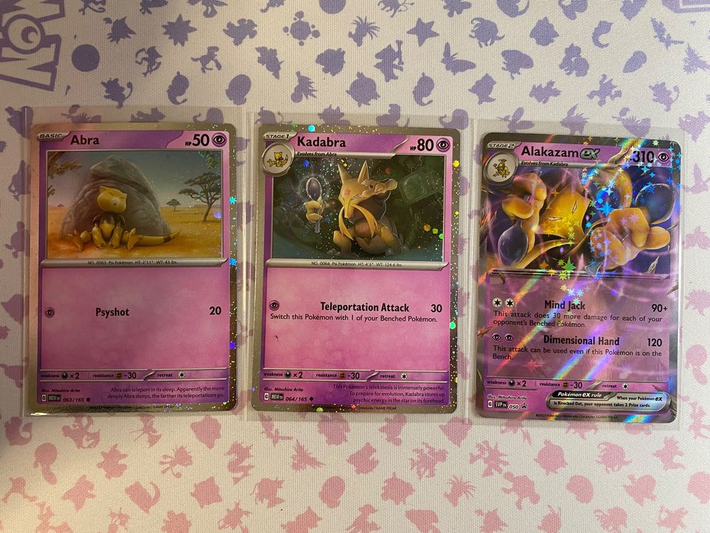 Pokemon - Abra - Kadabra - Alakazam - 151 - Promo - 2023 (Gebraucht) in ...