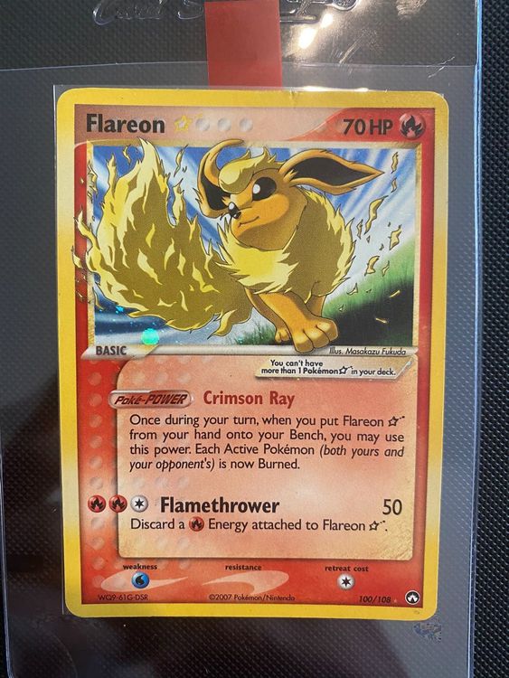 Pokémon GOLD STAR Flareon Ultra Rare MP | Kaufen auf Ricardo