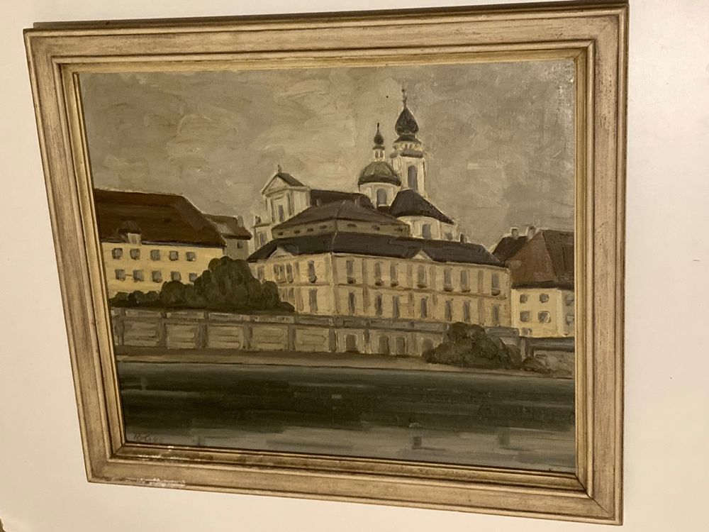 R v G 47 monogrammiert und datiert Stadt Solothurn mit Aare | Kaufen auf Ricardo