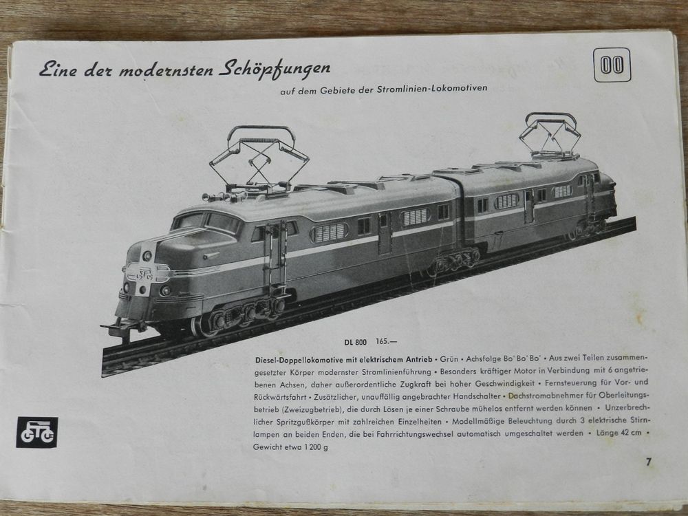 Märklin H0 WS Triebwagen DL 800 braunrot (Gebraucht) in Jona für CHF ...