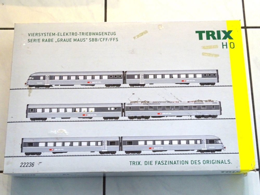 SBB Trix 22236 RABe Graue Maus, Digital/Sound, H0,GS/DC,OVP | Acheter ...