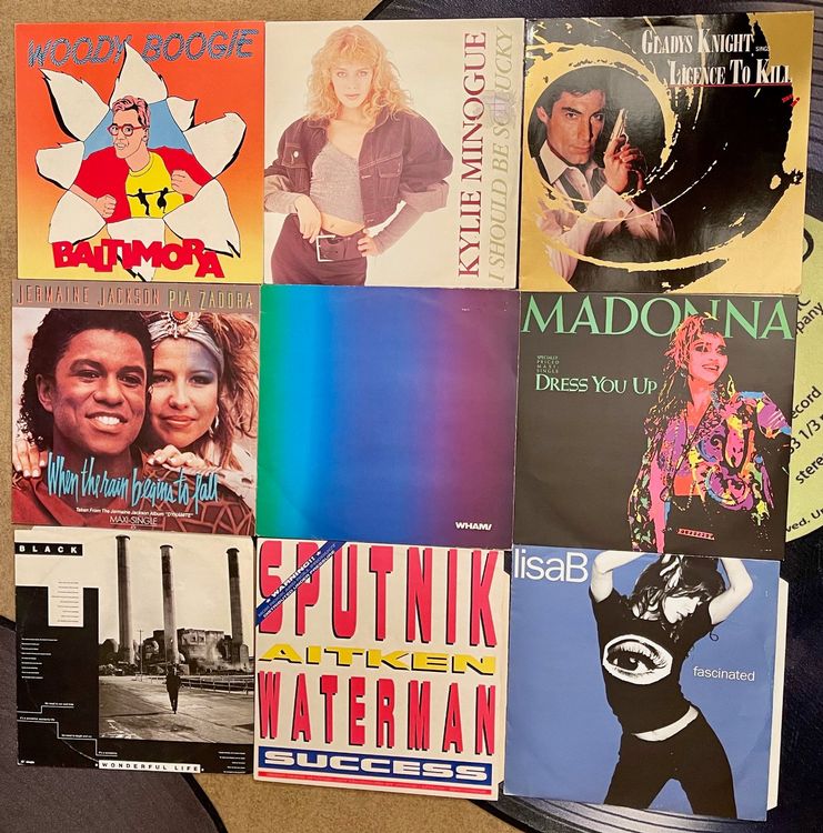9 Maxi Singles 12" 80s 80er Jahre Musik Vinyl Lot Sammlung | Acheter sur Ricardo