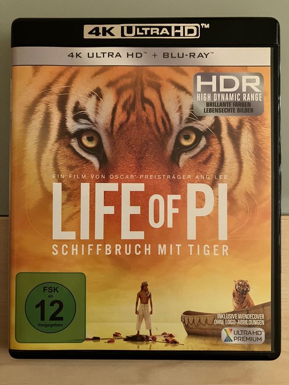 Life of Pi / L’Odyssée de Pi - Blu Ray Ultra HD 4K | Kaufen auf Ricardo
