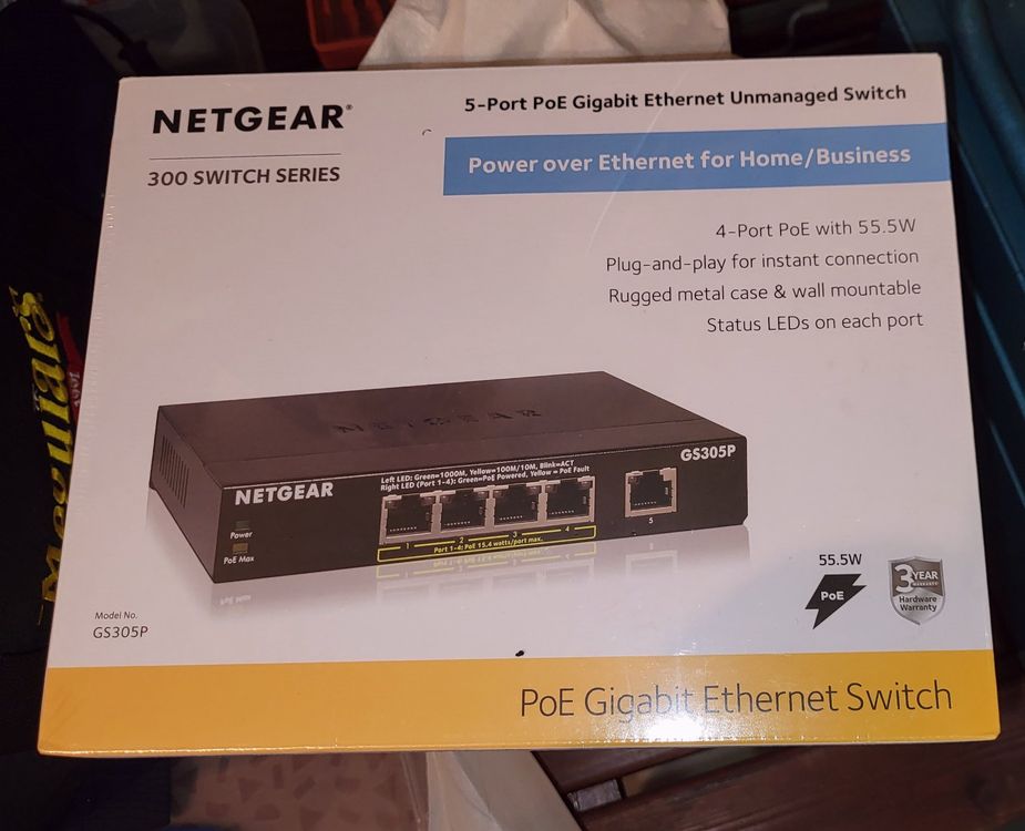 Netgear GS305 PoE (NEU Originalverpackt) (Neu und originalverpackt) in ...