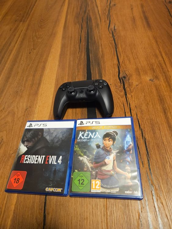 Ps5 Controller, Resident Evil 4, Kena Bridge of spirits (Gebraucht) in ...