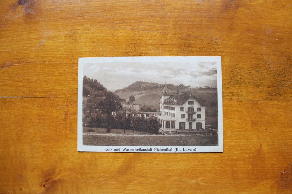 AK Kur- und Wasserheilanstalt Richenthal schöner Post-O dito (Gebraucht ...