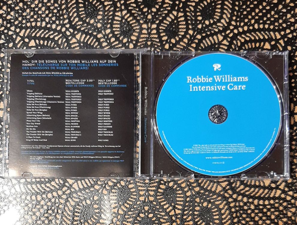 Robbie Williams - Intensive Care, UK Pop Album 2004 (Gebraucht) in ...