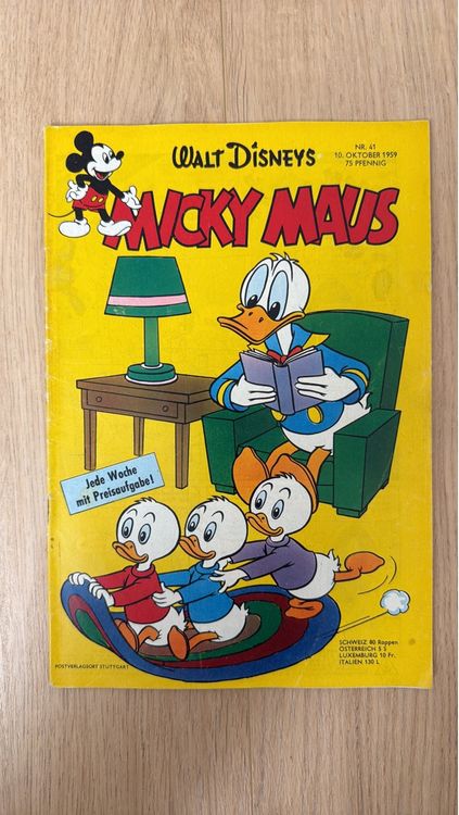 Micky Maus Heft Nr. 41 von 1959 - Ein Sammlerstück! (Gebraucht) in ...