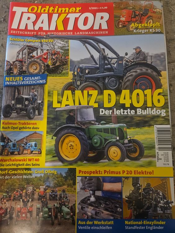 Oldtimer Traktor /21 Lanz Opel Warchalowski WT40 Schlüter xx (Gebraucht) in Flawil für CHF 20 ...
