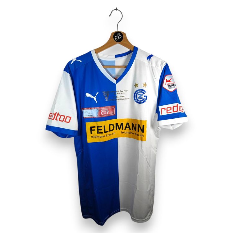 2012-13 Grasshopper Home Trikot Match Issue Final Grichting (Gebraucht ...