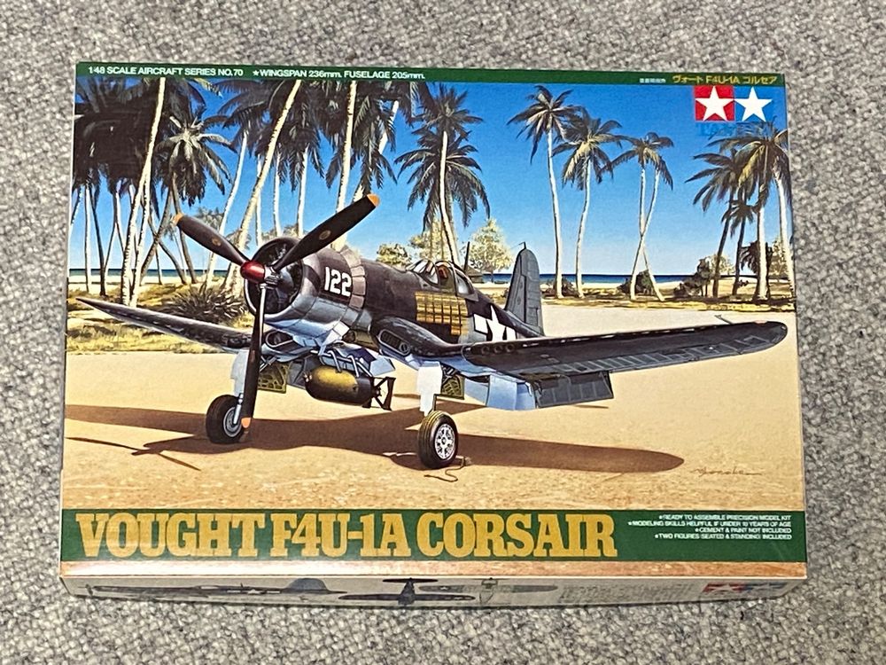 Modellbausatz F4U-1A Corsair von Tamiya in 1/48 (Neu und originalverpackt) in Embrach für CHF 15 ...