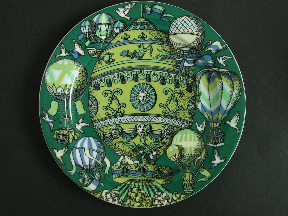 BOPLA Speiseteller * MONGOLFIÈRE * Serie Voyage - ø 27 cm (Gebraucht) in Zürich für CHF 8 – mit ...